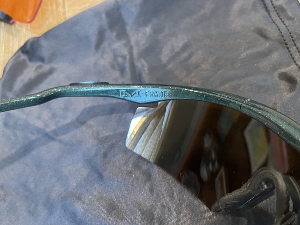 Vintage Used Oakley M Frame Pro Metallic Green + Spare Lens | eBay