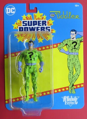 RIDDLER SUPER POWERS MCFARLANE WAVE 9 WV9 DC ACTION FIGURE MOC 4 ...