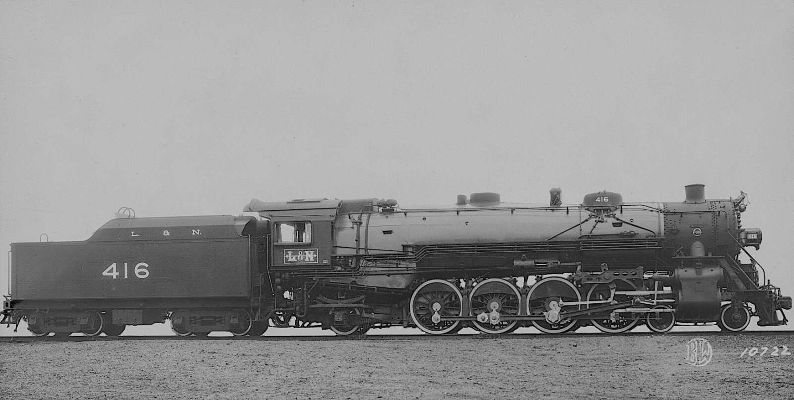 Louisville & Nashville Railroad 416 BLW 4-8-2 1930 8 x 10 Photo | eBay