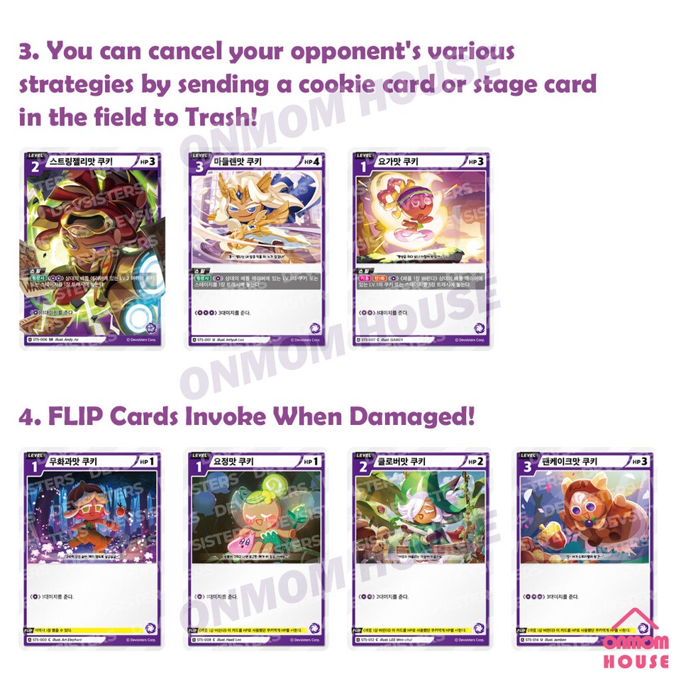 Cookie Run Kingdom Card Collection / CookieRun Braverse TCG Starter ...
