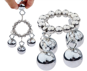 304 Stainless steel Beads Testicle Ball Stretcher Scrotum Pendant ...