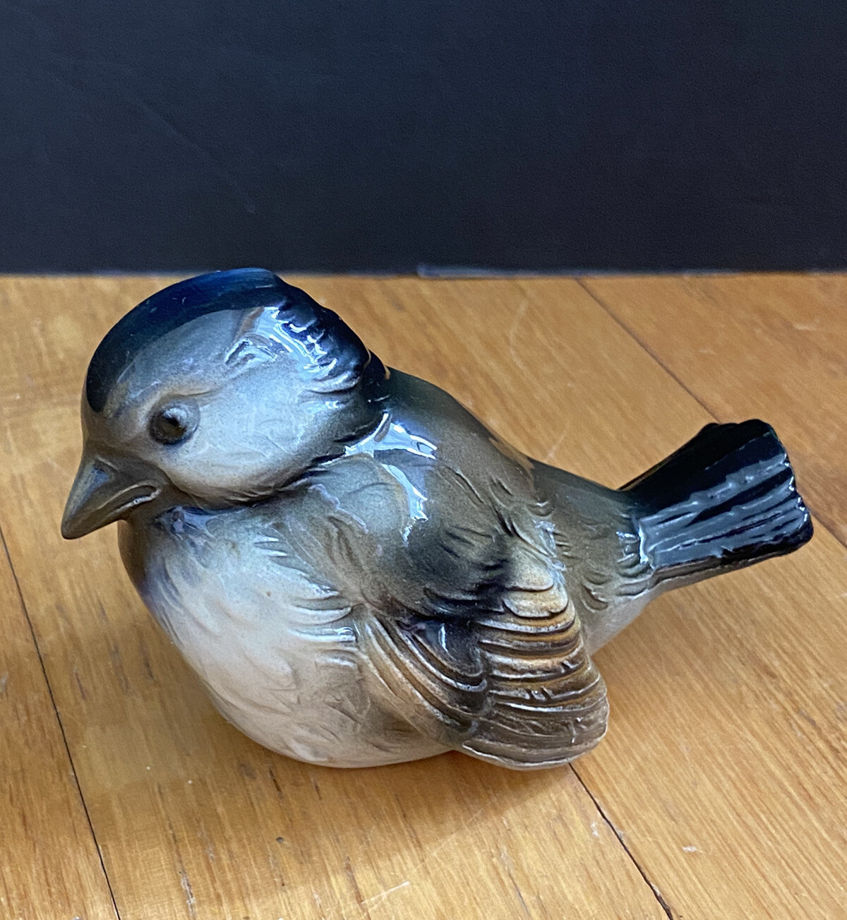 Vintage Goebel Sparrow Chickadee Bird Ceramic Figurine CV74 West ...