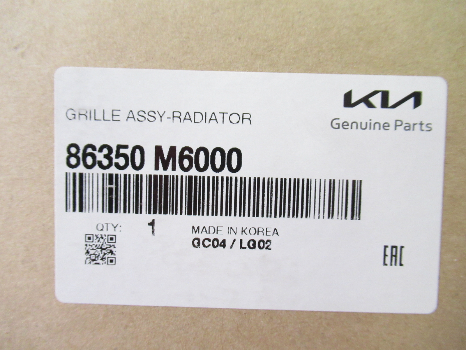 2019 Kia Forte Front Upper Grille Grill OEM 86350-m6000 for sale online ...