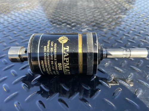 Tapmatic 50X #6 to 1/2" M3 To M12 Reversible Tapping Head Attachment 3/ ...