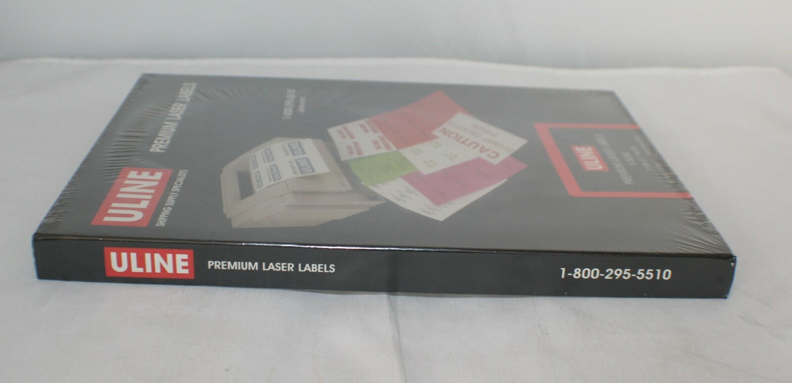 Uline S-5042 Premium Laser Labels White 2 5/8" X 1" 3000 Labels Sealed ...