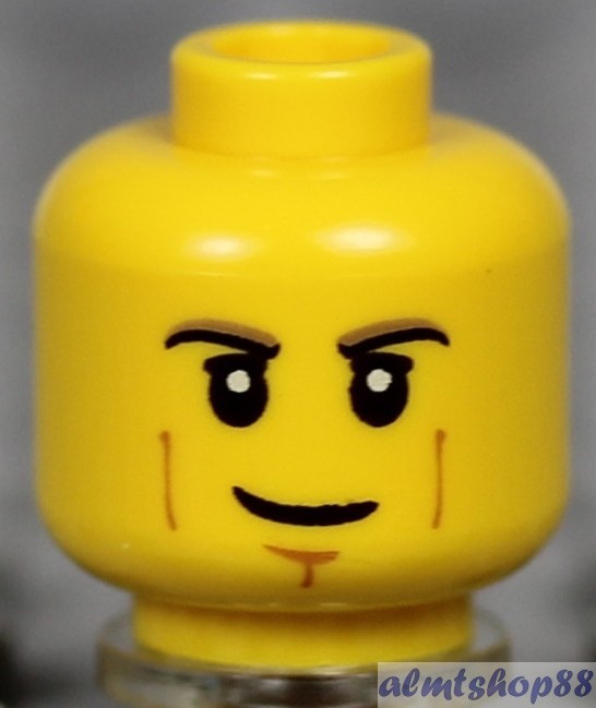LEGO - MALE Minifigure Heads - PICK YOUR STYLE - Yellow Flesh Faces ...