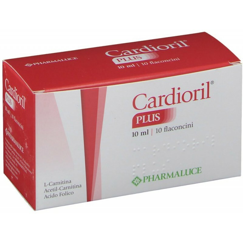 PHARMALUCE Cardioril Plus 10 Flaconcini - Integratore per l'eccessiva ...