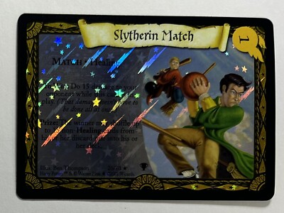 Harry Potter Trading Card Game Slytherin Match #26 Rare Foil Holo TCG ...