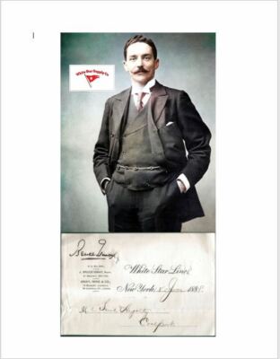 J. Bruce Ismay, WSL Titanic Colorized Photo with Signature | eBay