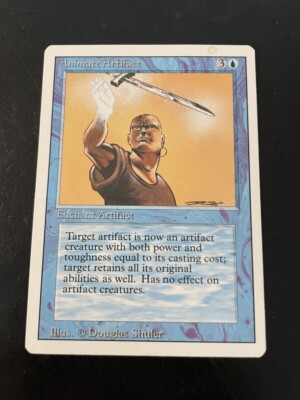 Magic The Gathering MTG Revised Edition "Animate Artifact" | eBay