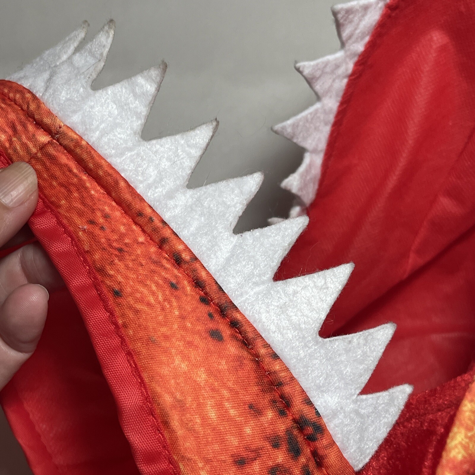 Jurassic World Velociraptor Orange Raptor Fabric Dino… - Gem