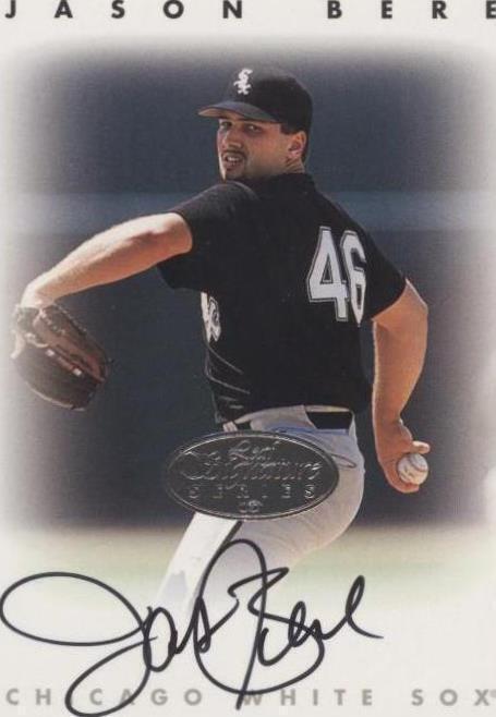 1996 Leaf Signature Series - Autographs Jason Bere Silver (AU) for sale ...