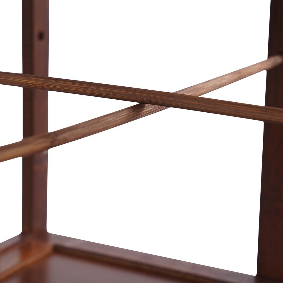 6-Tier Rotating Bookshelf Book Storage Shelf Floor Standing Rotating ...