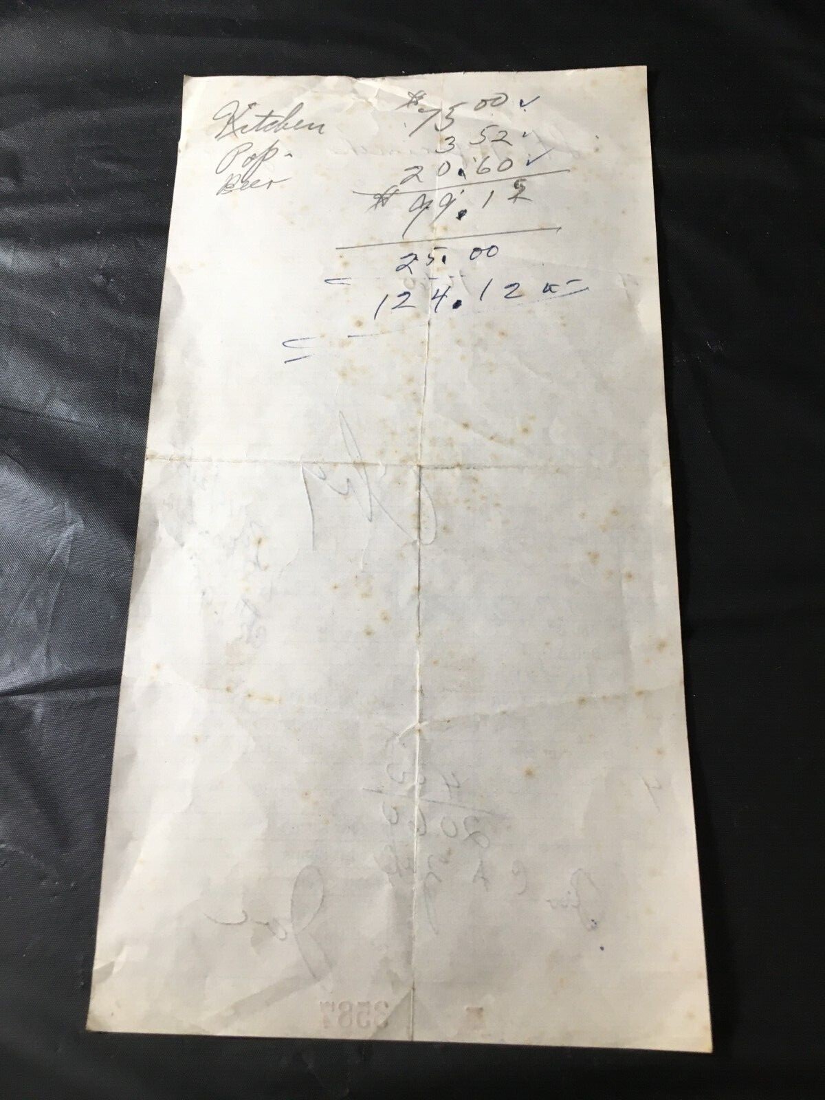 Koch's, Dunkirk, NY, Bill-of-Sale, "Rev. C. A. Zak", The First Ward ...