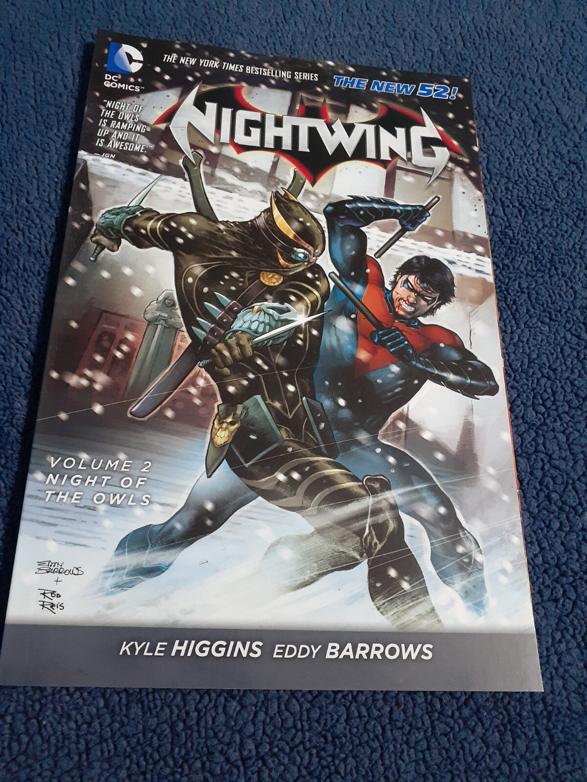 Nightwing Volume 2 Night Of The Owls Trade Paperback DC Comics Batman ...