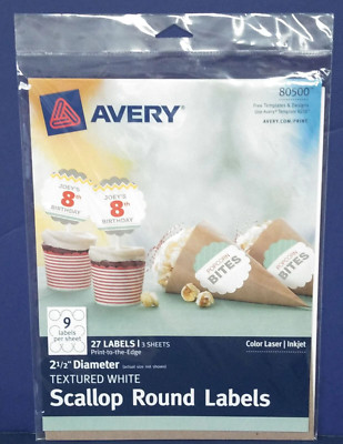 Inkjet Labels - Avery Round Labels