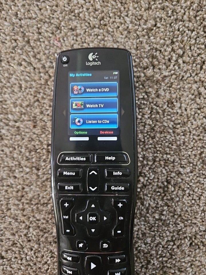 Logitech Harmony One Advanced Universal Remote w/Charger and Owners ...