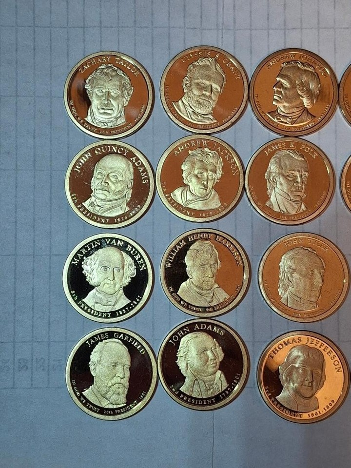 2007-2011 S proof Presidental Dollar 20 coins Complete Set *Only Coins* #3 | eBay