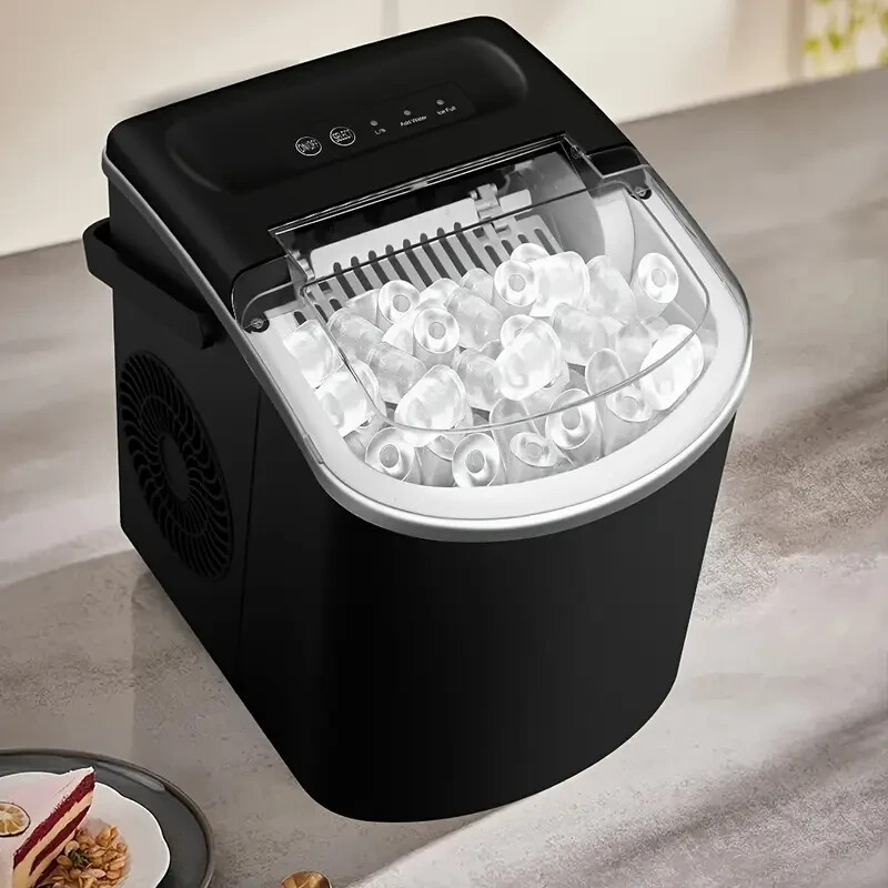 HAILANG Countertop Ice Maker, Portable Ice Machine with Handle, Self ...