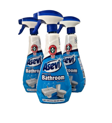 Spanish Asevi Bathroom Disinfectant Cleaner spray Multipack of 3 Free ...