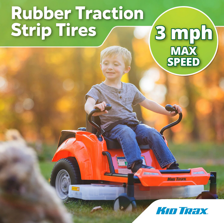 Kid Trax Zero Turn Lawn Mower 12-Volt Ride-On | eBay