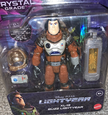 Mattel Disney Pixar Lightyear Crystal Grade XL-13 Buzz Lightyear Figure ...