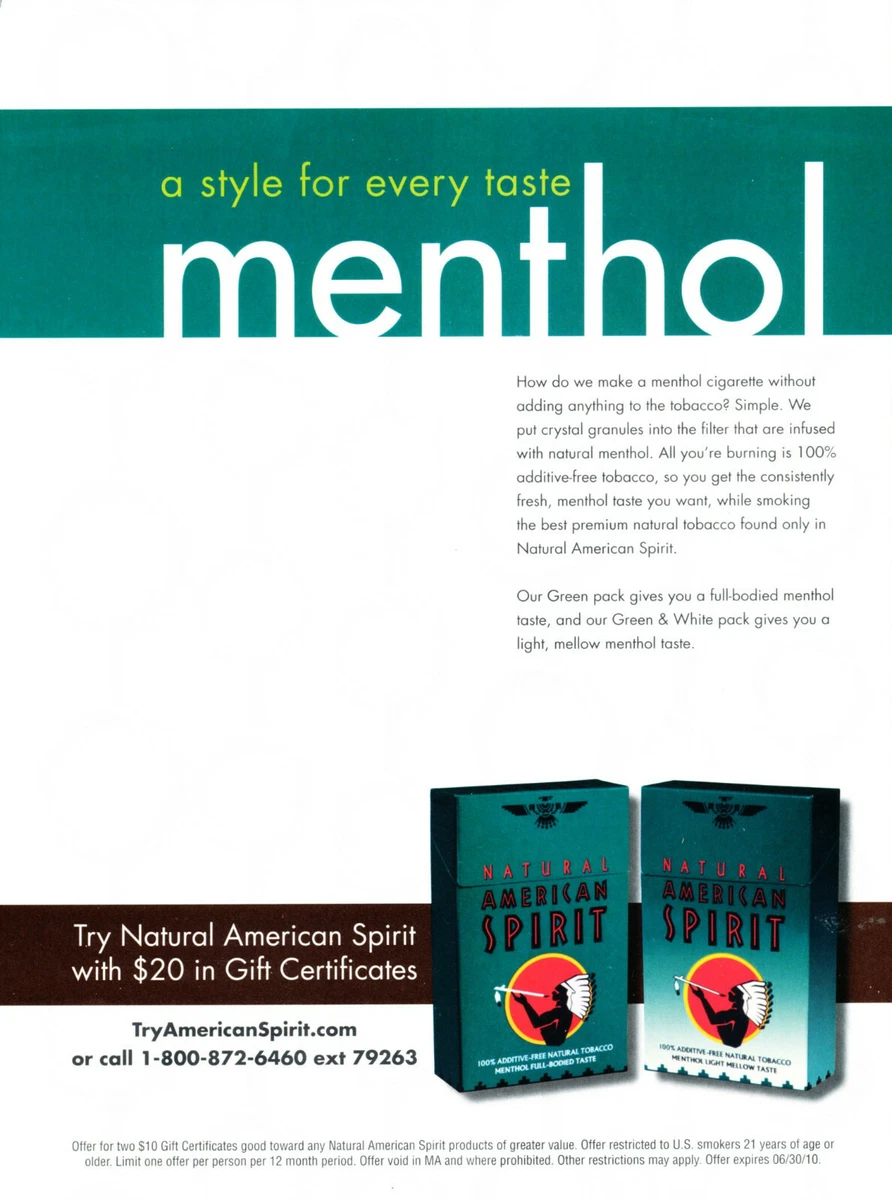 American Spirit Menthol