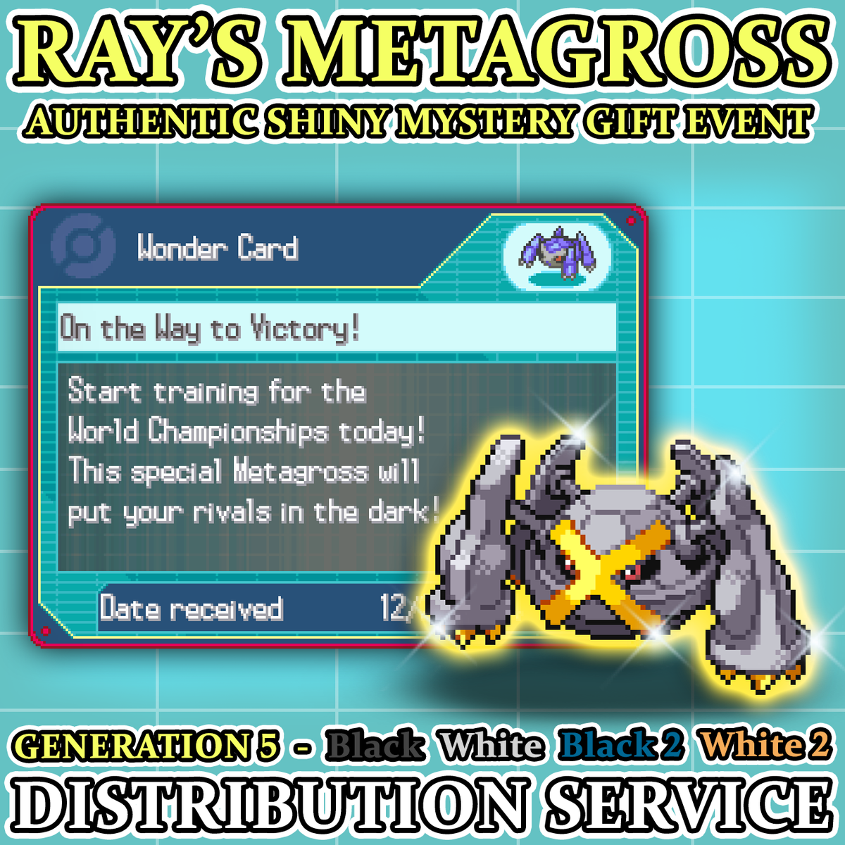 Shiny Metagross Sprite