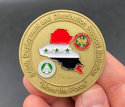 US Army 840th Deployment And Dist. Support BN OIF Challenge Coin ...