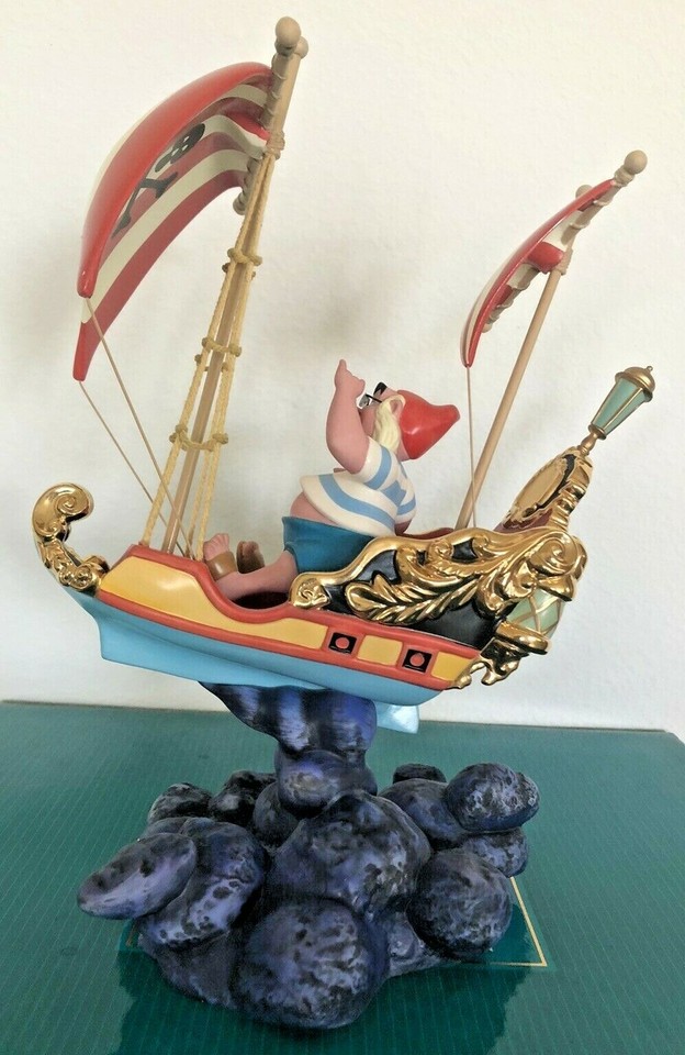 RARE DISNEY WDCC PETER PAN "MR SMEE'S FLIGHT" LE 185/500 FIGURINE ...