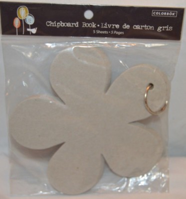 NEW Colorbok 6" x 6" Chipboard Book Flower Design | eBay