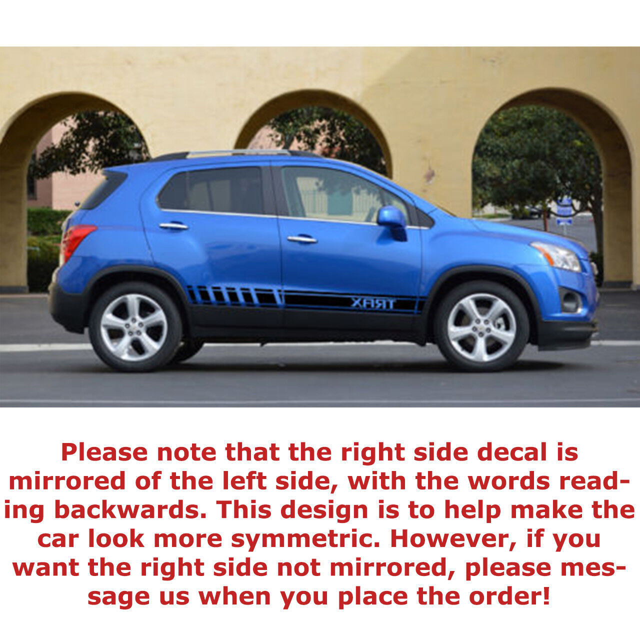 2X Multicolor Graphics Side Car Racing Vinyl Decal Sticker for ...