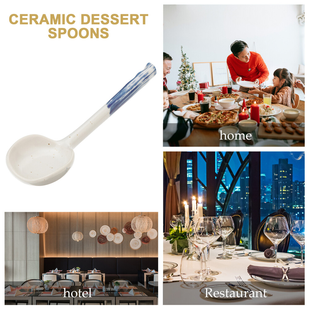 Liebe Rührlöffel Keramik Espressolöffel Chinesische Eislöffel | eBay