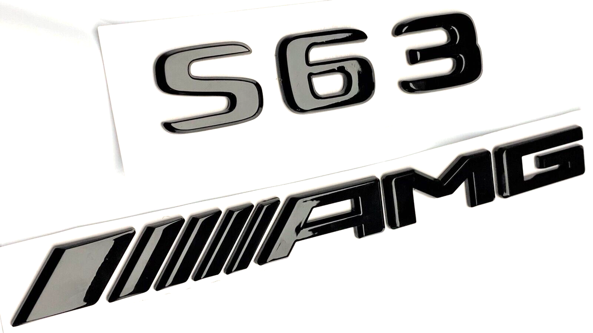S63 Amg Logo Mercedes S63 AMG Wet Satin Black Personal Wrapping