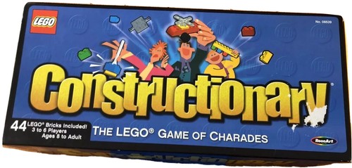 LEGO CONSTRUCTIONARY BOARD GAME OF CHARADES MINIFIGURES 44 PIECES ...