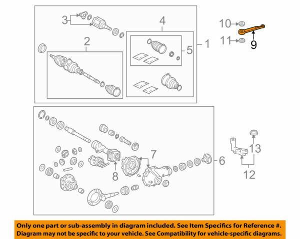 52380-60010 Toyota Support assy front differential 5238060010 Genuine ...