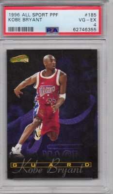 1996 Score Board All Sport PPF #185 Kobe Bryant Rookie PSA 4 VG-EX NBA ...