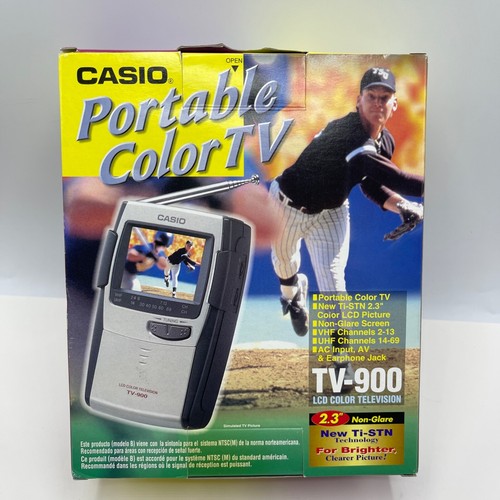 Casio TV-900 LCD Pocket Handheld TV Television for Analog Broadcast ...