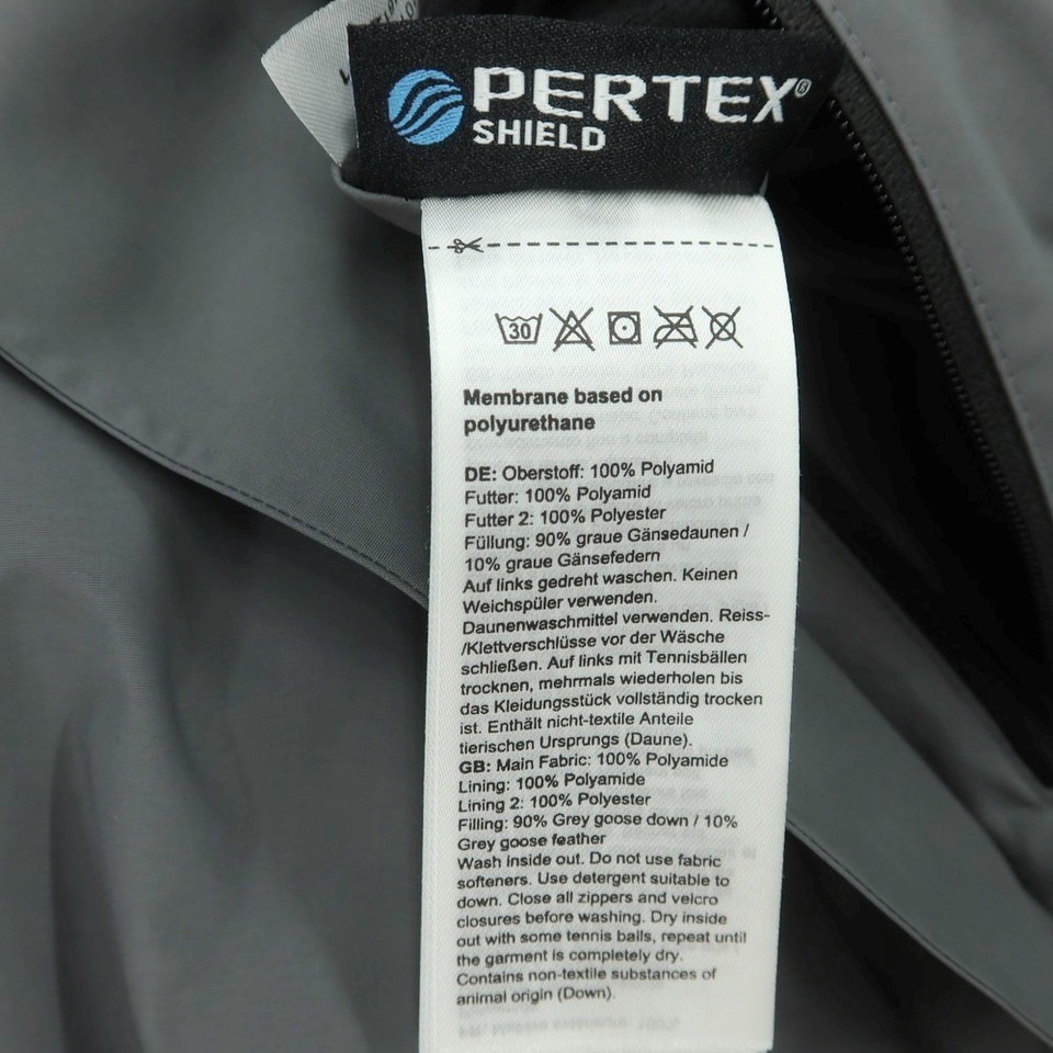 Mammut Men's Down Jacket Gray L Nylon Winter Pre-Owned B Condition ...