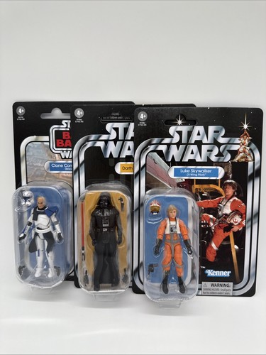 Kenner Star Wars Darth Vader Luke Skywalker Commander Rex Vintage ...