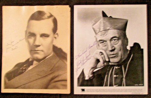 JOHN HUSTON:DIRECTOR & WALTER HOUSTON (ORIGINAL AUTOGRAPH PHOTOS ...