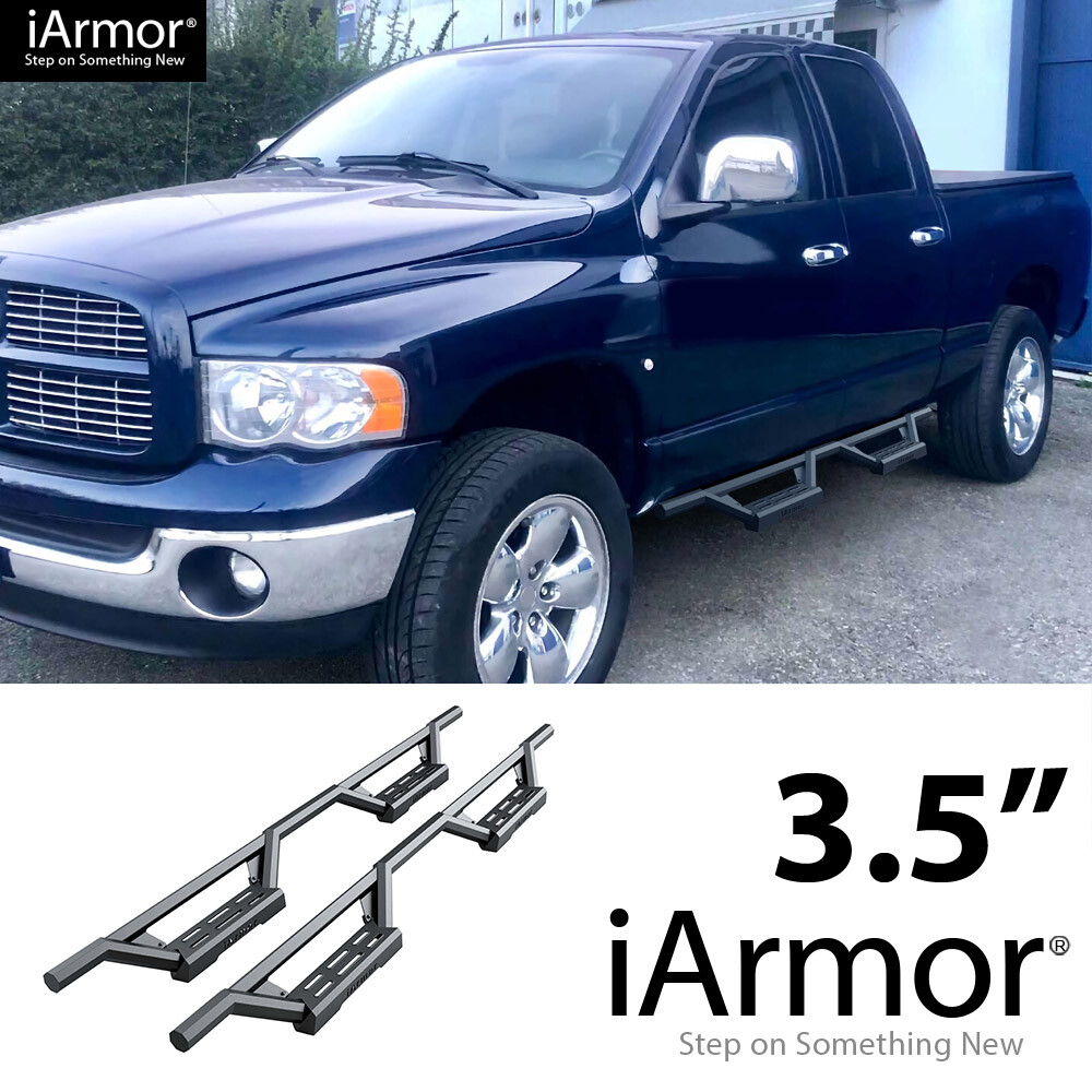 iArmor Stainless Steel Drop Steps for 02-08 Dodge Ram 1500 2500 3500 ...