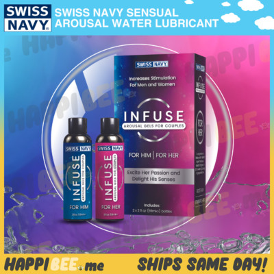 Swiss Navy INFUSE Arousal GEL Water Lubricant🍯Couples Tingling ...