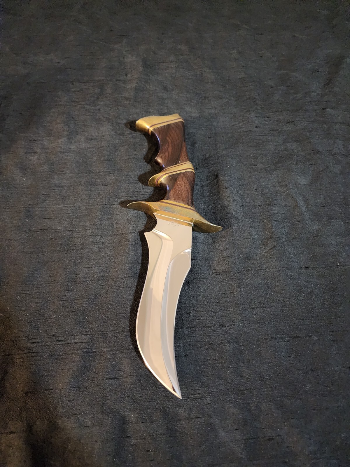 *RARE * Bill Luckett Handmade Custom Bowie Knife 6" Texas Dagger | eBay