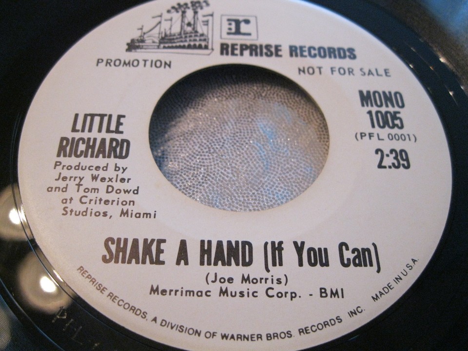 EX Rare Funk Soul Promo 45 : Little Richard ~ Shake A Hand ~ Reprise ...