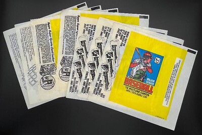 Seven 1979 Topps Baseball Card Wax Pack Wrappers | eBay