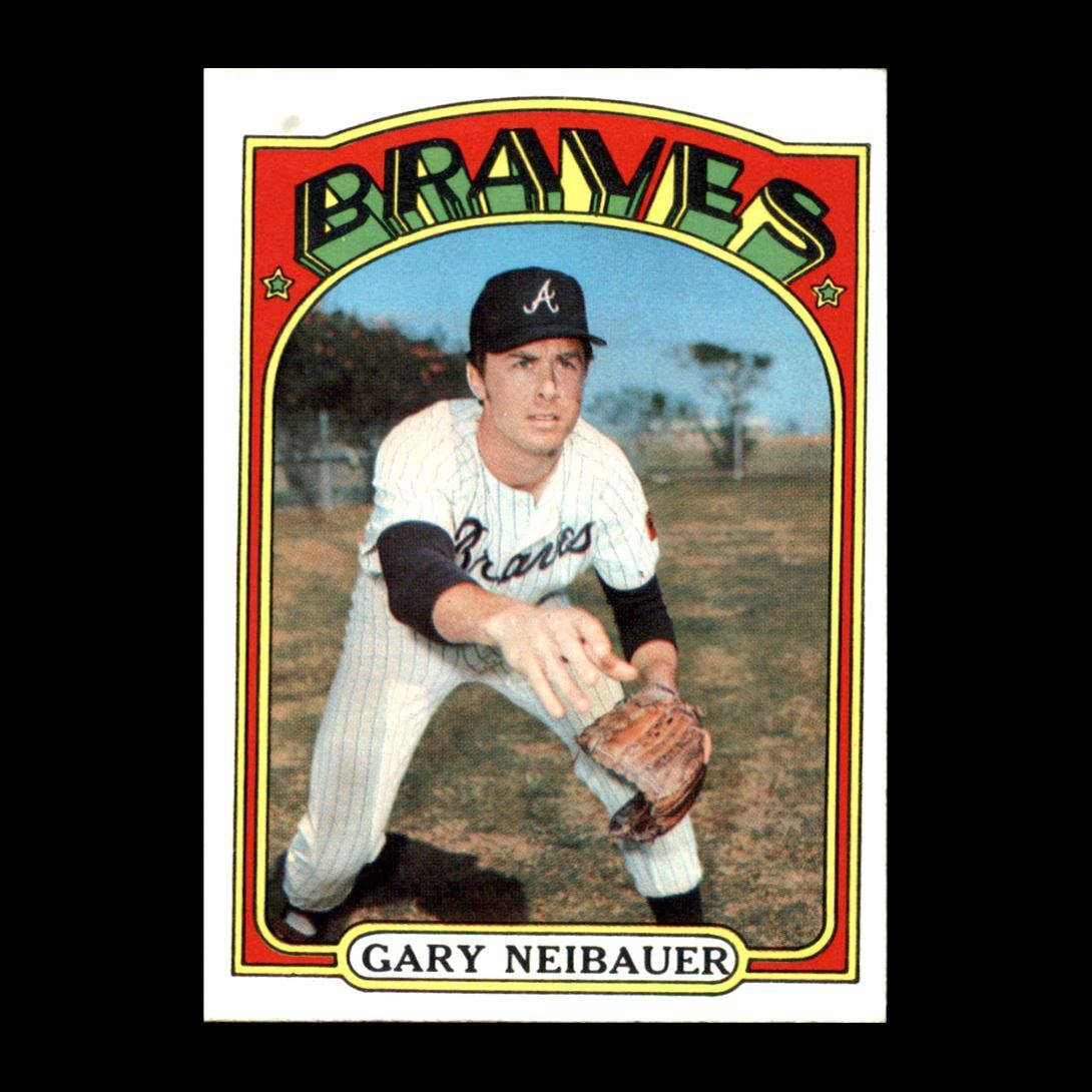 Gary Neibauer 1972 Topps Atlanta Braves #149 Vintage Set Filler! | eBay