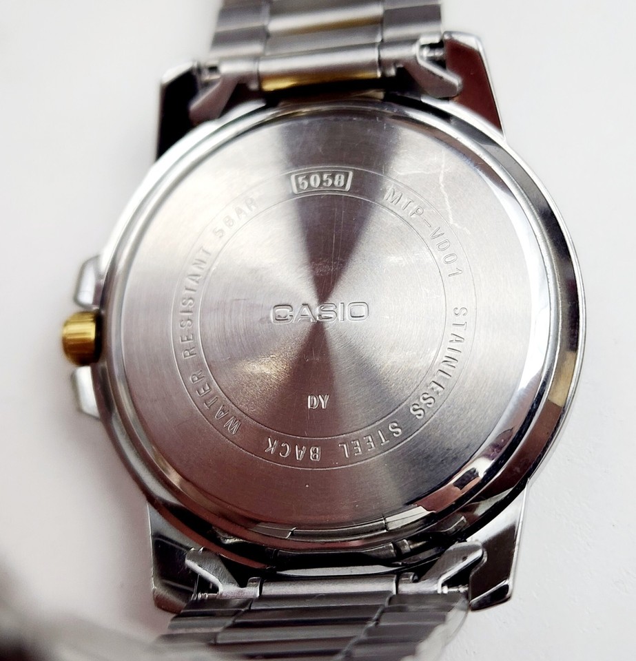 Men's Watch CASIO (5058) MTP-VD01. On Big Wrist | eBay