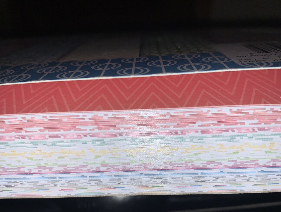 Rare. The Basics & Brights Stack Paper Pad 8x8” DCWV. LARGE!! | eBay