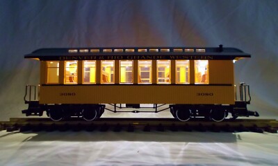 WARM WHITE LED LIGHT KIT FOR LGB LONG PASSENGER AND COMBINED CARS G ...